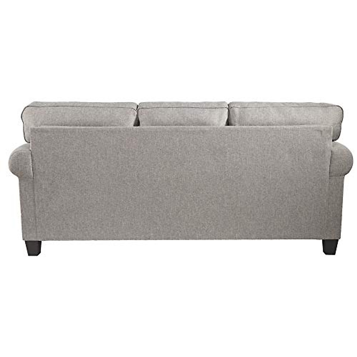 Signature Design by Ashley Alandari Traditional Sofa with 4 Accent Pillows, Gray