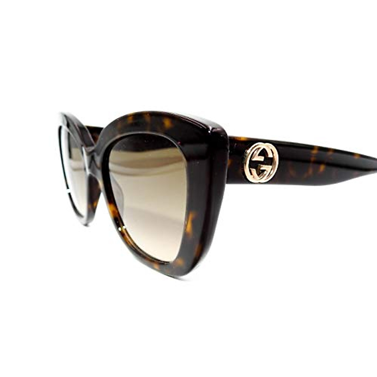 Gucci GG0327S - 002 Sunglasses Tortoise w/Brown Lens 52mm