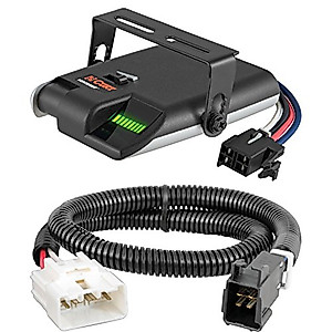 CURT Venturer Electric Brake Controller & Wiring Kit for Toyota Tacoma, Tundra - 51456 & 51110