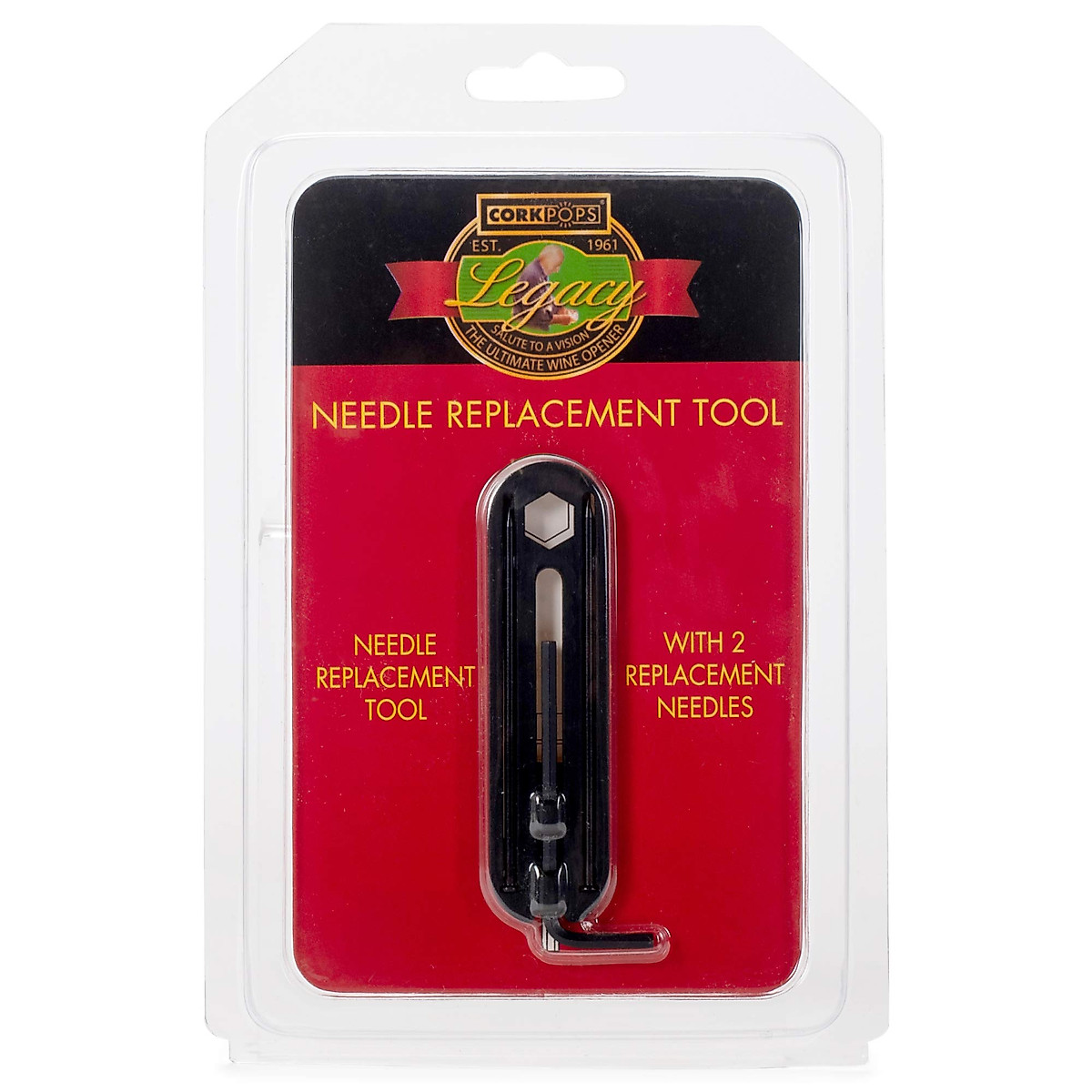 Cork Pops Legacy Wine Bottle Opener 2 Needle Replacement Tool Kit