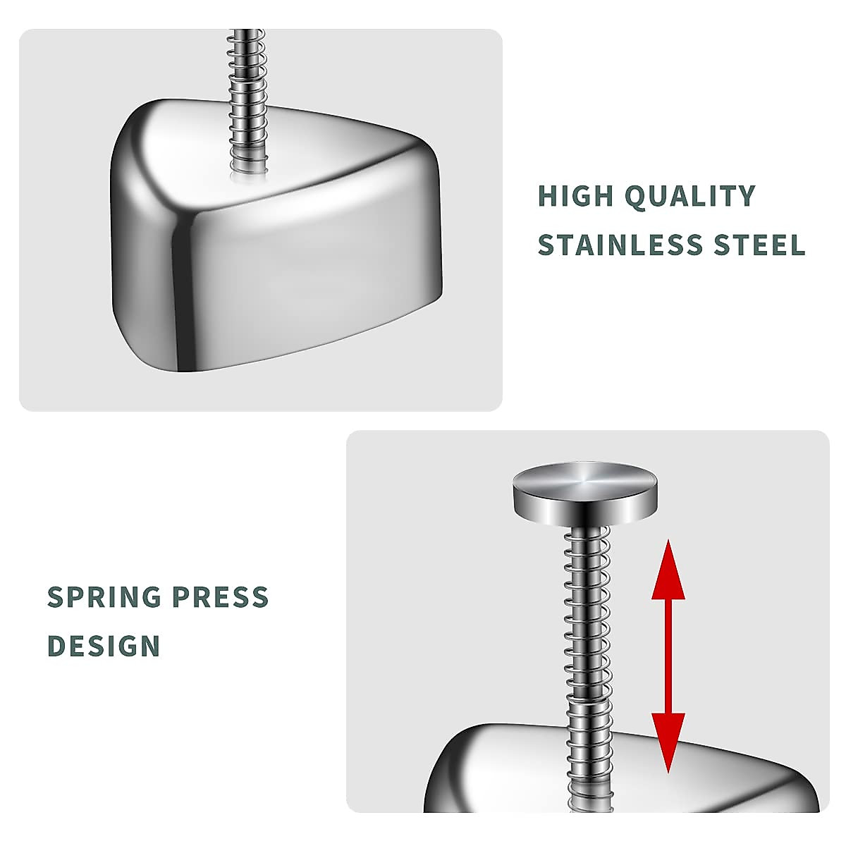 shoxil Onigiri Mold, Stainless Steel Rice Ball Mold Sushi Maker, Classic Triangle Spam Musubi Mold for Kids Lunch Bento and Home DIY