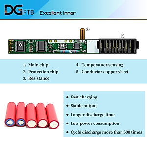 F62G0 Laptop Battery For Dell Inspiron 13 5370 7000 7370 7373 7380 7386 P83G P83G001 P83G002 P87G P87G001 Vostro 13 5370 D1525S D1505G R1605S D2505G F62GO RPJC3 39DY5 039DY5 0RPJC3(11.4V 38Wh/3166mAh)