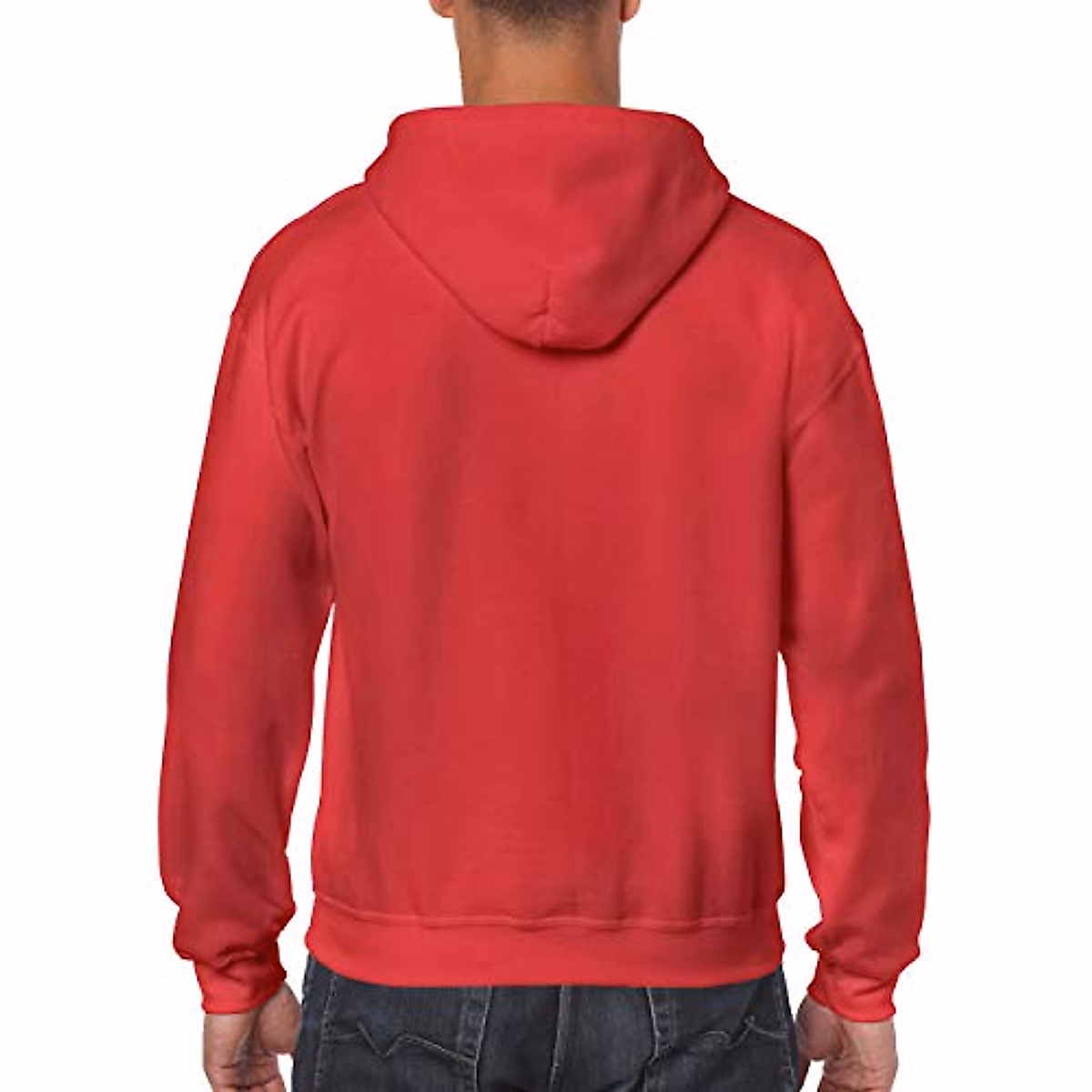 Gildan Adult Fleece Zip Hooded Sweatshirt, Style G18600 Red, X-Large