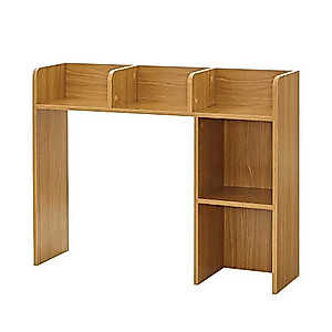 DormCo Classic Desk Bookshelf - Beech Color