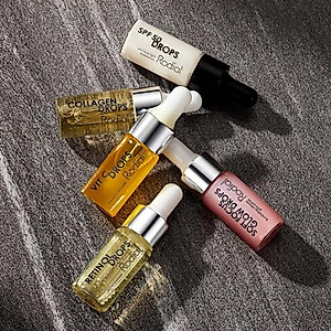 Rodial Soft Focus Glow Booster Drops 0.3 Deluxe fl oz, Illuminating Skin Serum with Glycerin and Antioxidants, Perfectioning and Smoothing Dewy Makeup Base, Weightless Formula