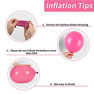 Dinosaur Balloons Arch Garland Kit,Hot Pink Blue Purple Balloon Garland Kit with Dinosaur Foil Balloons for Jungle Safari Dinosaur Themed Party Baby Shower Decorations Supplies Kids Boys