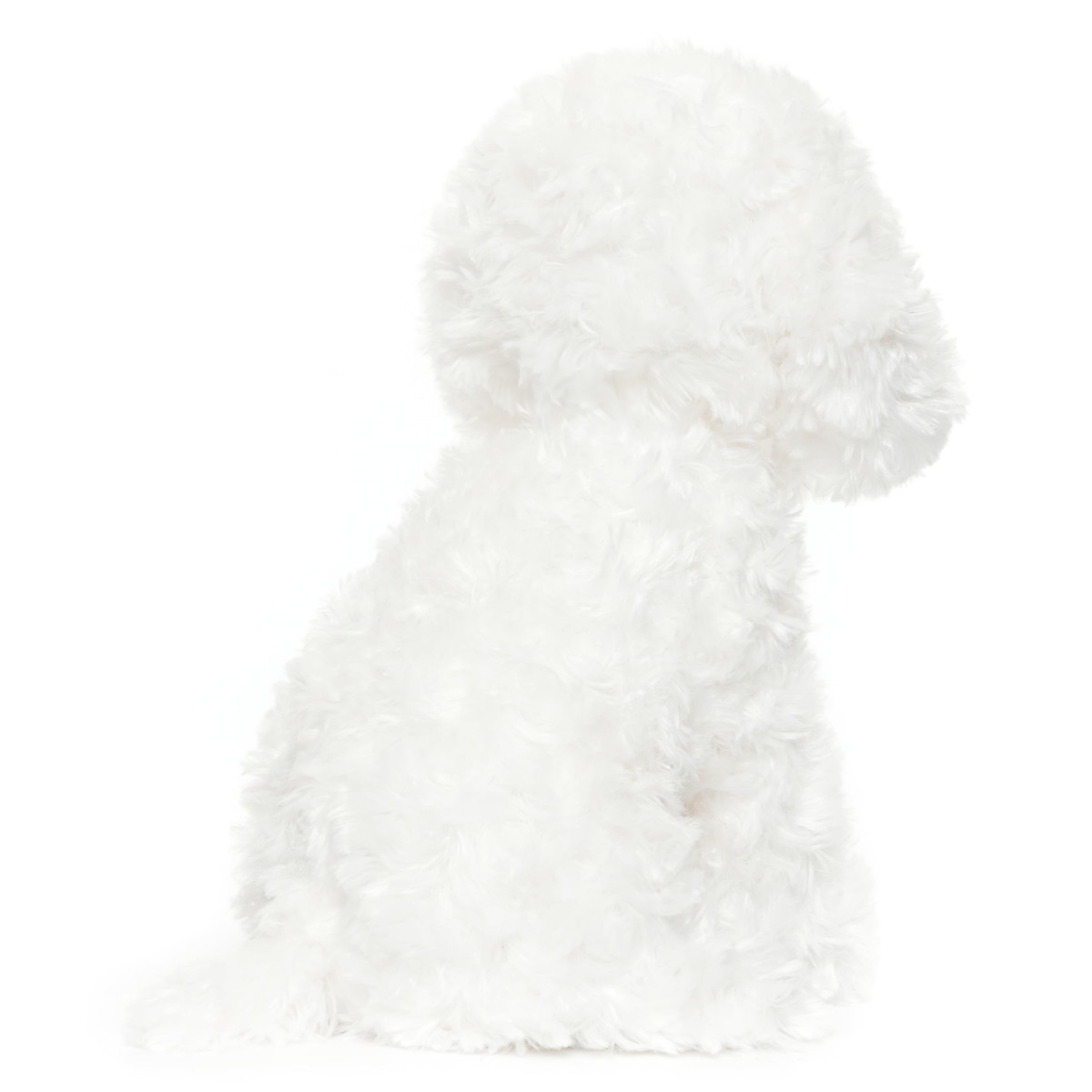 WEIGEDU White Toy Poodle Stuffed Animal - Bichon Frise/Maltese/White Labradoodle Plush Toy for Kids and Babies - Perfect Birthday & Easter Gift, 12.6"