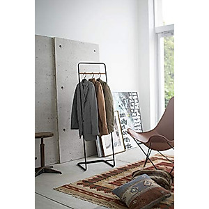Yamazaki Home Hanger | Steel | Coat Rack, One Size, Black