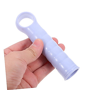 SOESFOUFU 4pcs Mop Rod Sleeve Dustpan Handle Grip Replacement Dustpan Handle End Cap Clothesline Stick Replacement End Cap Commercial Broom Handles Clothesline Pole Handle End Cap Plastic