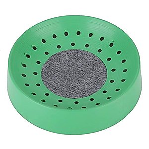 Weiyirot Bird Breeding Bed, 5 Pcs Plastic Bird Nesting Bowl Egg Basin with Mat, Cage Accessory Supplies, Breathable, Washable, Easy to Dry