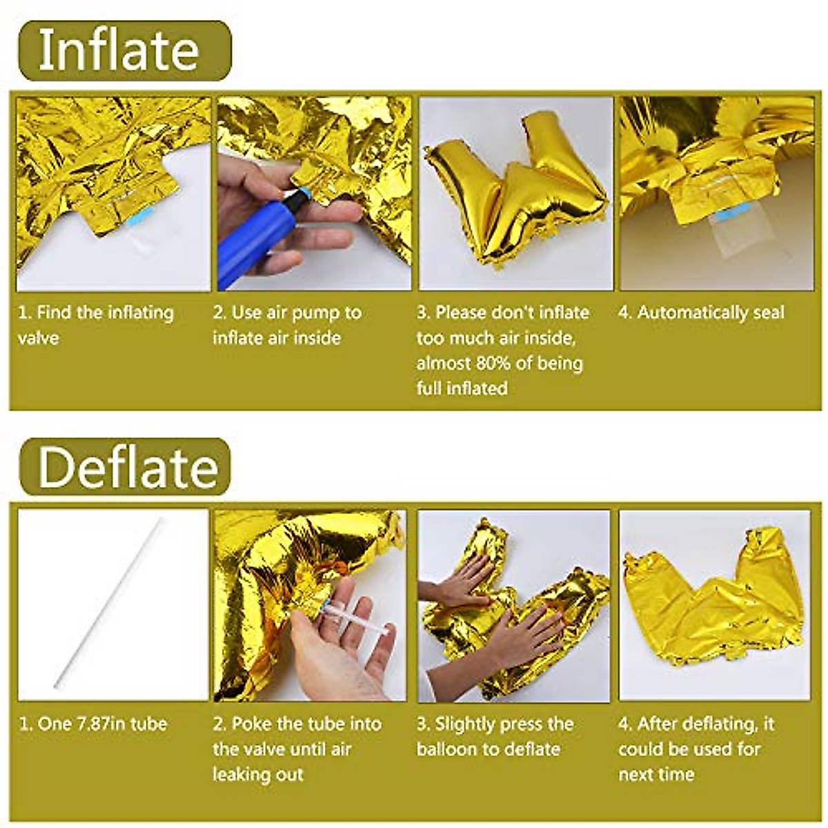 Legendog 23PCS Dog Party Decor Set Fashion Party Banner Cone Hat Party Balloon with Pump (Golden)