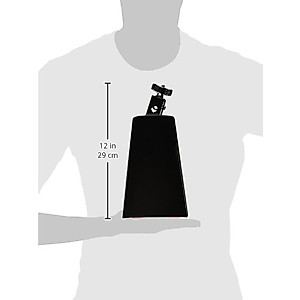 LP ROCK Ridge Rider Cowbell with ½ inch Mount Black LP008-N