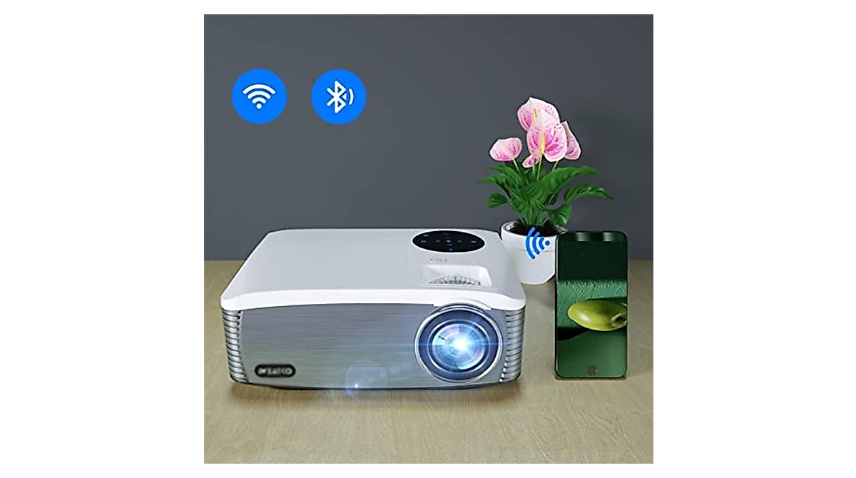 Feilx Mini Projector 2022 - Portable Full HD WiFi Projector for Home ...