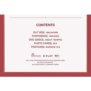 JYP Entertainment Twice - Twice FANMEETING Once Begins DVD 2Discs+Photobook+Photocards+Postcard