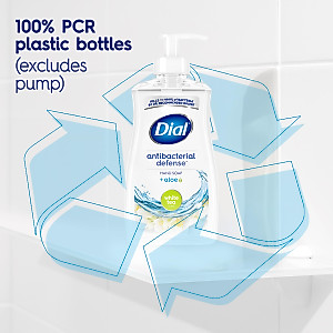 Dial Antibacterial Liquid Hand Soap, White Tea, 11 fl oz (Pack of 4)