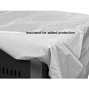 Hiland HVD-SGTCV-M Heavy Duty Waterproof Square Glass Tube Heater Cover-92-Mocha, 92"