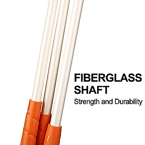 KONDAY Kids Golf Clubs Set Children Golf Set Yard Sports Tools Three Clubs with Carry Bag and Soft Balls (Orange)