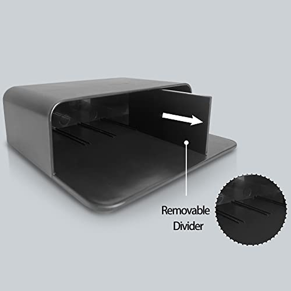 1 Pack Magnetic Dry Erase Marker Holder, Whiteboard Marker Holder, Strong magnetic Marker Pen Pencil Organizer for Whiteboards, Refrigerator(Black)