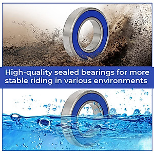 AUTOVIC Rear Axle Wheel Hub Housing Bearing Seal Kit For Honda ATV Foreman 400 450 500 Rubicon 500 Rancher 350 400 420 Replace 91055-HN5-681 & 91255-HA0-681