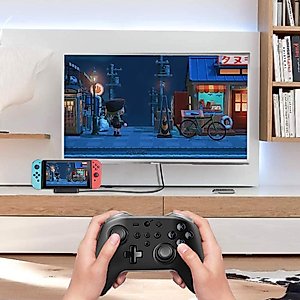 Gulikit NS05 Switch Dock,Portable TV Docking Station for Nintendo Switch with USB-C PD Charging Stand, Magnet Transform Design, Supported Phone or Tablet, Charging Dock with Air Outlet