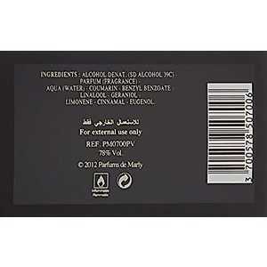 PARFUMS de MARLY - Herod - 4.2 Fl Oz - Eau De Parfum For Men - Top notes Cinnamon, Pepper - Heart notes Tobacco Leaf, Incense, Ciste, Osmanthus - Base notes Vanilla pods, Musk, Woody accord - 125ml