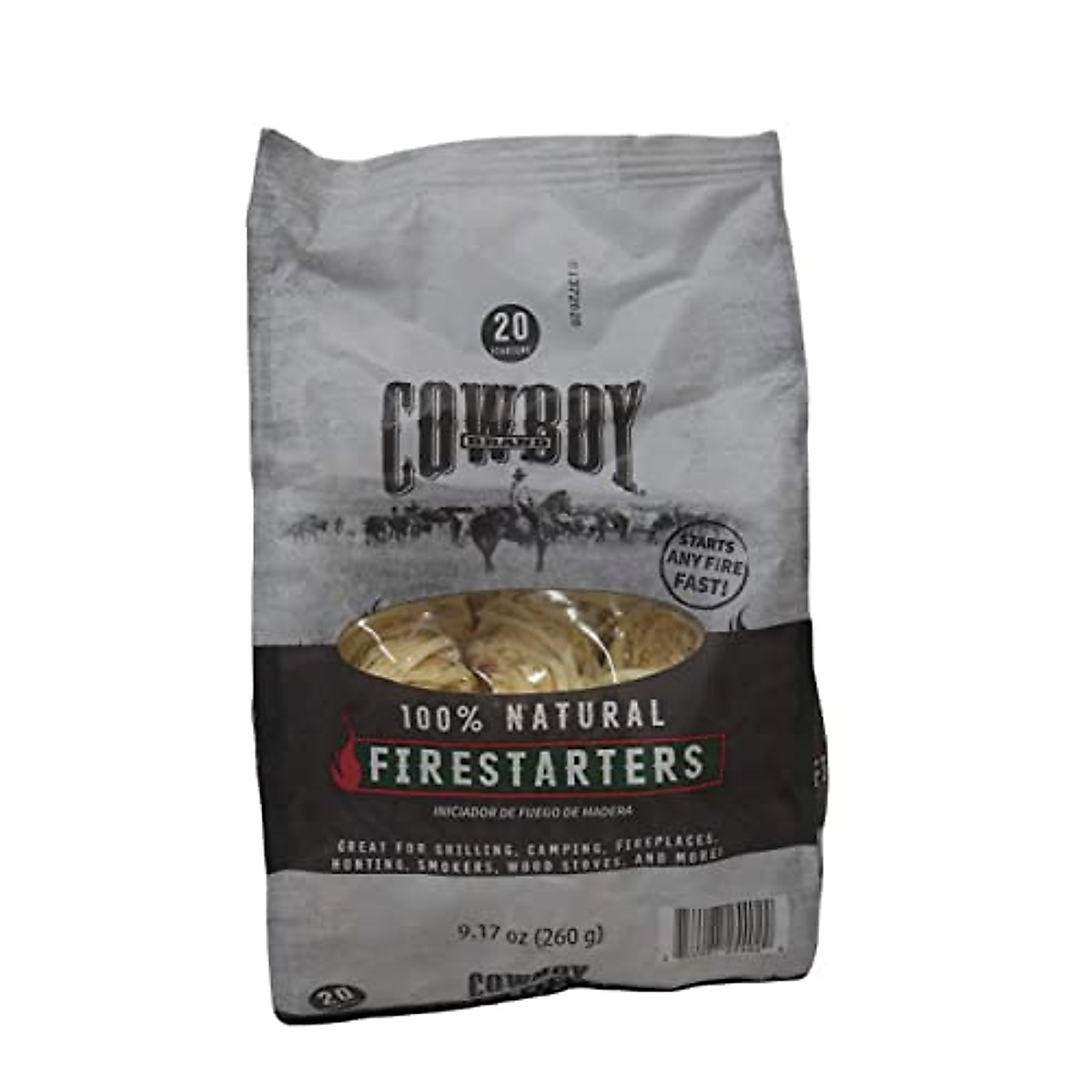 Cowboy Wood Wool 20 Pack Firestarters, Quantity 1