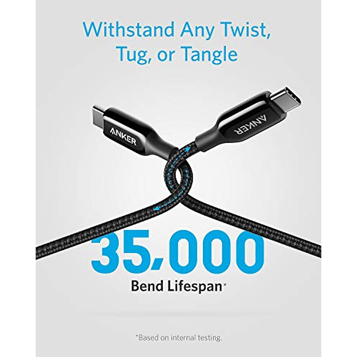 Anker USB C Cable, Powerline+ III USB C to USB C (6ft 2.0) USB-IF Certified Cable, 60W Power Delivery Charging for Apple MacBook, iPad Pro 2020, iPad Air 4, Google Pixel, and More (Black)