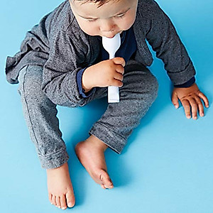 Miniware Training Spoon Cutlery Set with Carrying Case for Baby Toddler Kids - Promotes Self Feeding | 100% Food Grade Silicone | BPA Free | Modern & Durable Design | Dishwasher Safe (Grey and Peach)