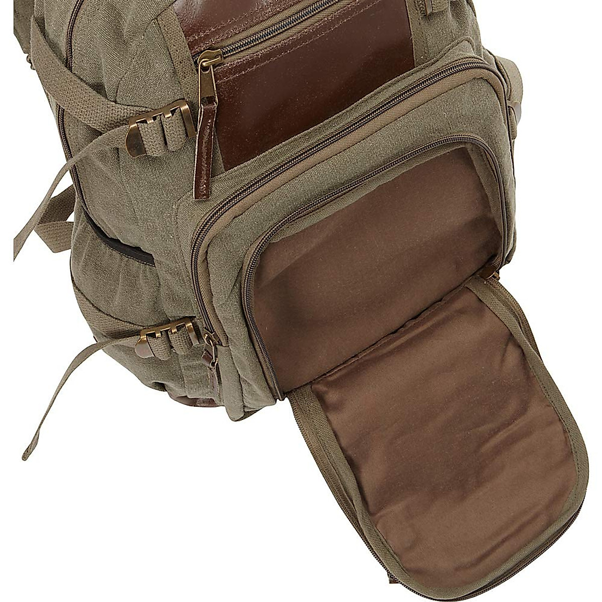 Fox Outdoor Products Retro Londoner Commuter Daypack, Olive Drab