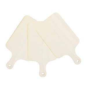 FUOYLOO 3pcs DIY Tray Pizza Cheese Bread Cheese Jewelry Trays Wood Breakfast Tray Wooden Chopping Board Cutting Boards for Crafts Bread Board Bread Serving Plate Blank Wood Tray Steak Set