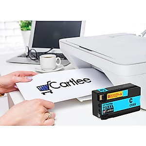 Cartlee Compatible Ink Cartridges Replacement for HP 712 712XL Ink Cartridges for HP for DesignJet T230 T250 T630 T650 Studio Plotter Printers (1 Cyan)