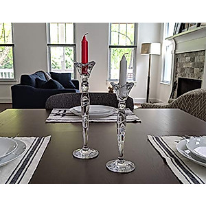 Wicca Wicks - 20 Black Candles | 4 inches Tall & 3/4 inch Diameter | Witchcraft Supplies for Your Personal Wiccan Altar, Spells, Charms & Rituals | Witchy Room Decor | Taper Candlesticks (Black)