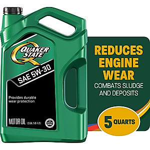 Quaker State Motor Oil, 5W-30, 5 Quart