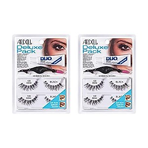 Ardell Deluxe Pack False Eyelashes #120 Demi, 2 Pairs x 2 Packs