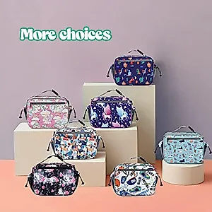 Maelstrom Lunch Box Kids,Expandable Kids Lunch Box,Insulated Lunch Bag for Kids,Reusable Lunch Tote Bag for Boy/Girl,9L,Horse (KB02-MSLB02-3)