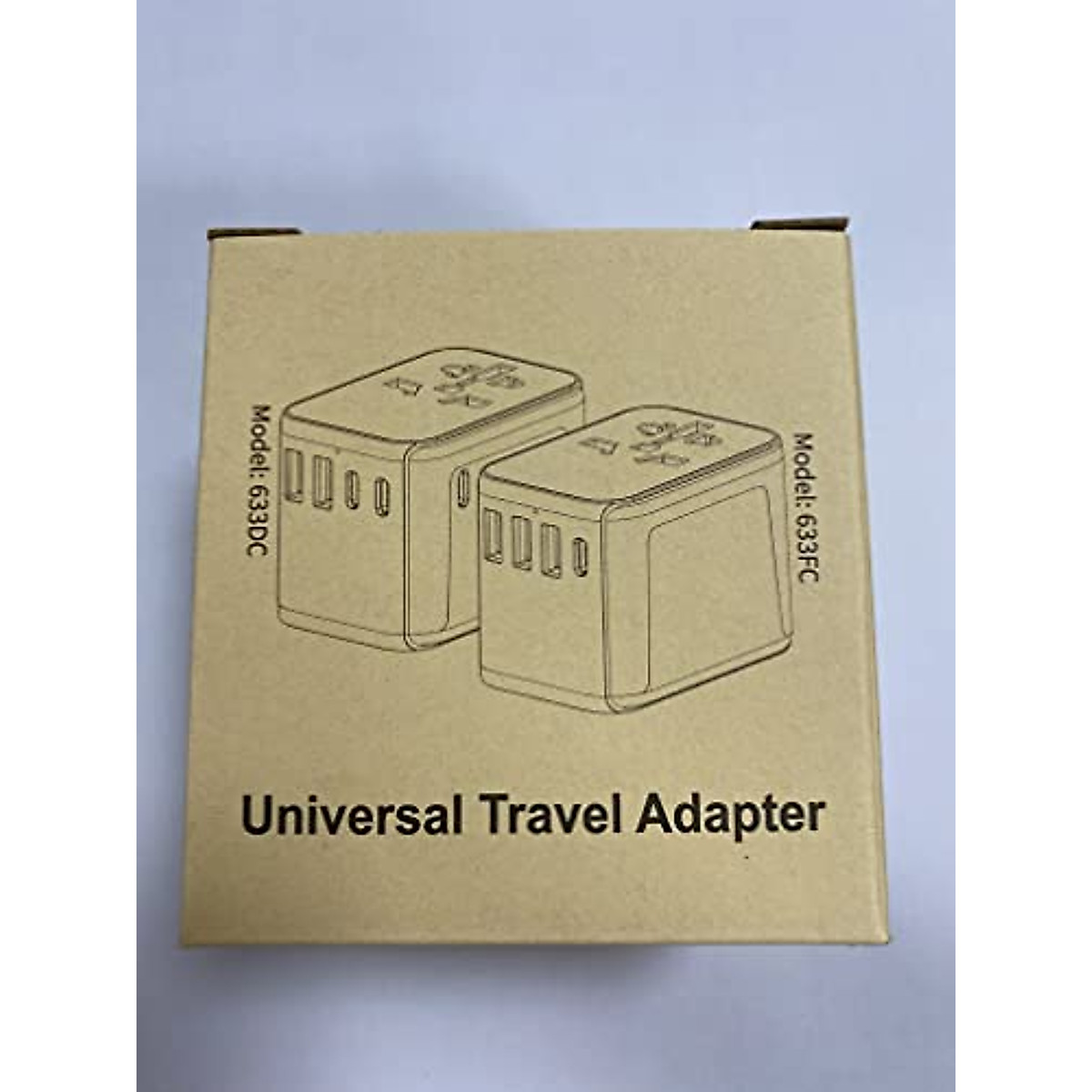 Universal Travel Adapter with USB C PD 30W Fast Charging, BOKHOM International Travel Adapter with 3 USB C and 2 USB-A, Dual 10A Fuses Travel Adapter Worldwide Travel Charger for EU UK US AU