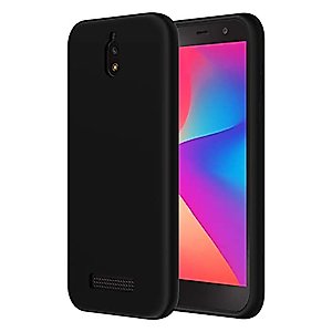 Aochuang BLU View 2 B130DL Case - TPU Silicone Cover, Shockproof with Microfiber Lining (Black)