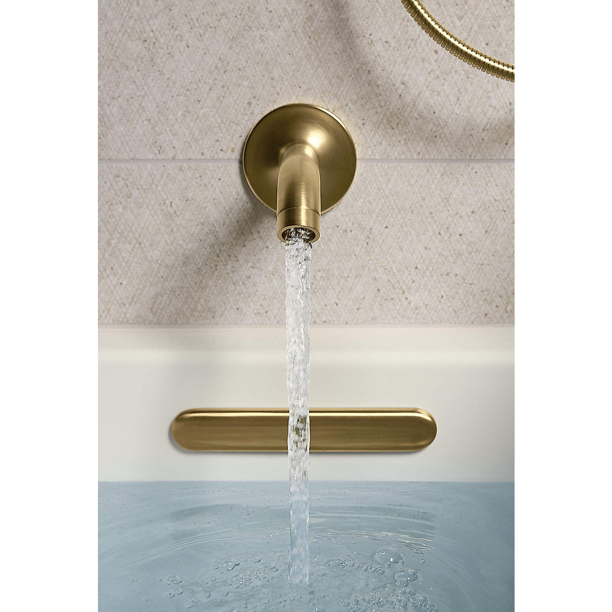 KOHLER K-20202-LA Underscore Rectangle 60-Inch x 32-Inch Alcove Bath with Integral apron, integral flange and left hand drain, White