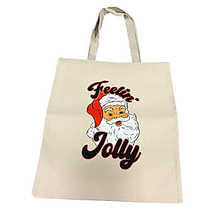 Lunch Money Merry Christmas Reusable Bag Tote Bag Trendy Accessory (Feelin' Jolly)
