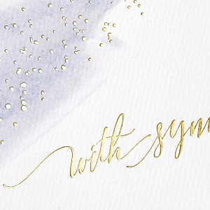 Hallmark Signature Sympathy Card (Many Thoughts and Prayers)