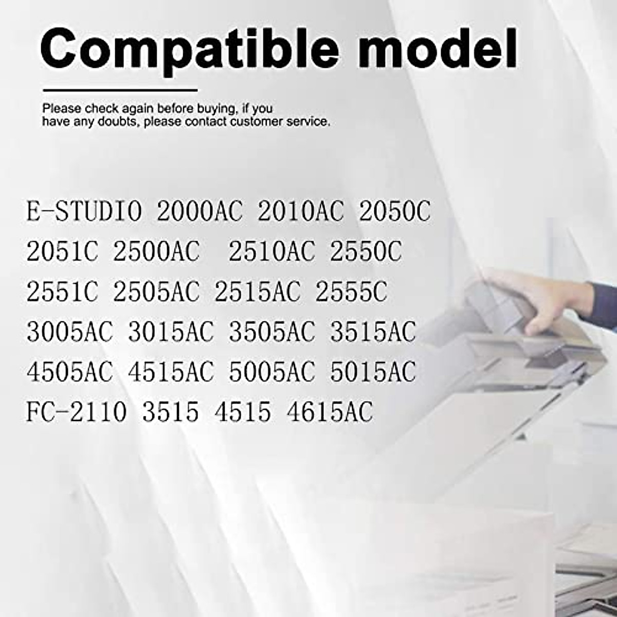 MYSEC TBFC505 TBFC50 Waste Cartridge， Compatible TB-FC30 TB-FC505 TB-FC415 Waste Toner Box, for Toshiba 4508LP 4515AC 4555C 5005AC 5015AC 5055C