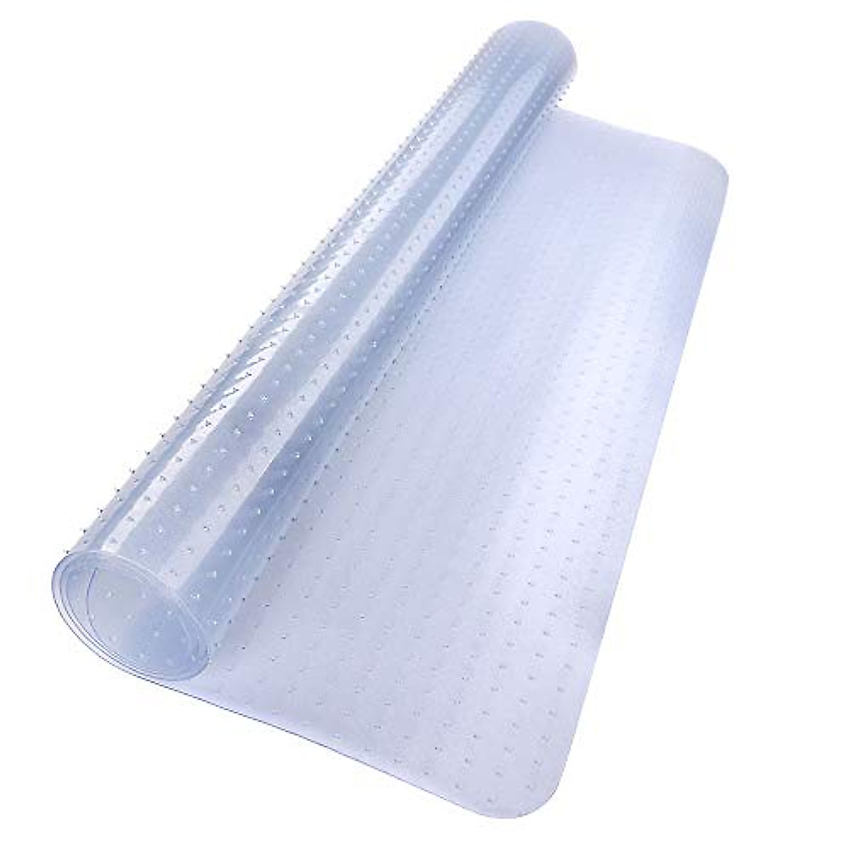 Yescom 60" x 46" Office Desk Chair Mat for Carpets Low Pile Rectangle PVC Floor Protector Studded Back 2.5mm with Lip