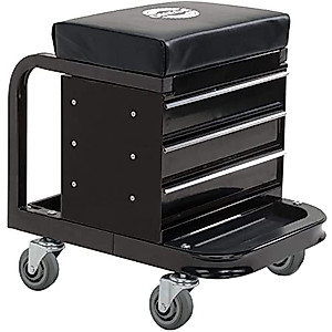 HANDSAMMU 5x2"Heavy Duty Caster Wheels -Industrial Caster Wheels,Rubber Wheels- Set of 1 with up to 400 LB Capacity