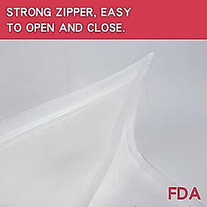 Reusable Storage Bags, 13x Lunch Bags, Food container sets, 4xSnack Bag+4x Sandwich Bags+3xLarge Bag+2 Extra Size Gallon Bags, Leak-proof for Lunch and Easy for Travel.