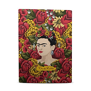 Head Case Designs Officially Licensed Frida Kahlo Portrait Pattern Floral Vinyl Faceplate Sticker Gaming Skin Decal Cover Compatible With Sony PlayStation 5 PS5 Digital Edition Console
