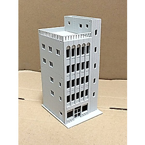 Outland Models Railway Modern 5-Story Commercial Building Unpainted N Scale