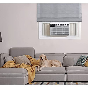 Whirlpool WHHW242AW 24,000 230V Window-Mounted Air Conditioner with Heat, Cools Rooms Up to 1,500 Sq. Ft, with Remote Control and Timer, 24000 BTU, White