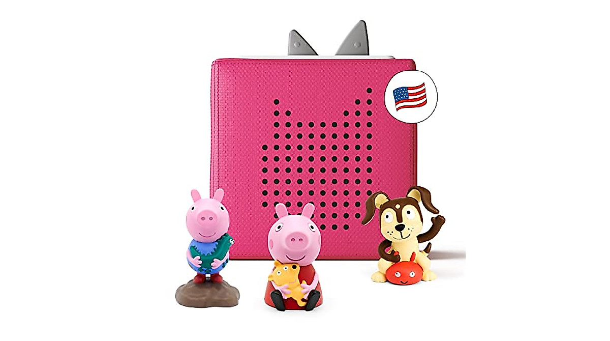 Toniebox Starter Set in Pink with Peppa Pig & More | Screen-Free Fun