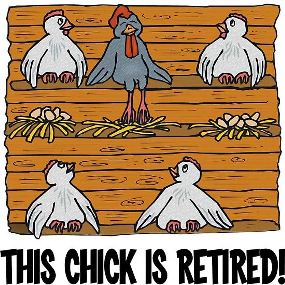 CafePress This Chick Is Retired Mug Mugs Ceramic Coffee Mug, Tea Cup 11 oz