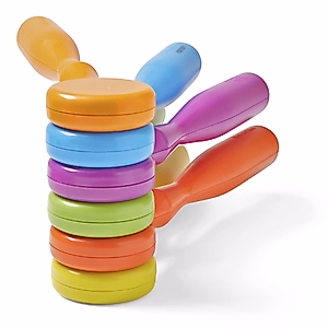 hand2mind Magnetic Wands for Kids, Magnet Wands, Magnets for Kids Science, Magnets with Wand, Magnets for Teaching, Preschool Science, Magnet with Handle, Science Classroom Supplies (Set of 6)